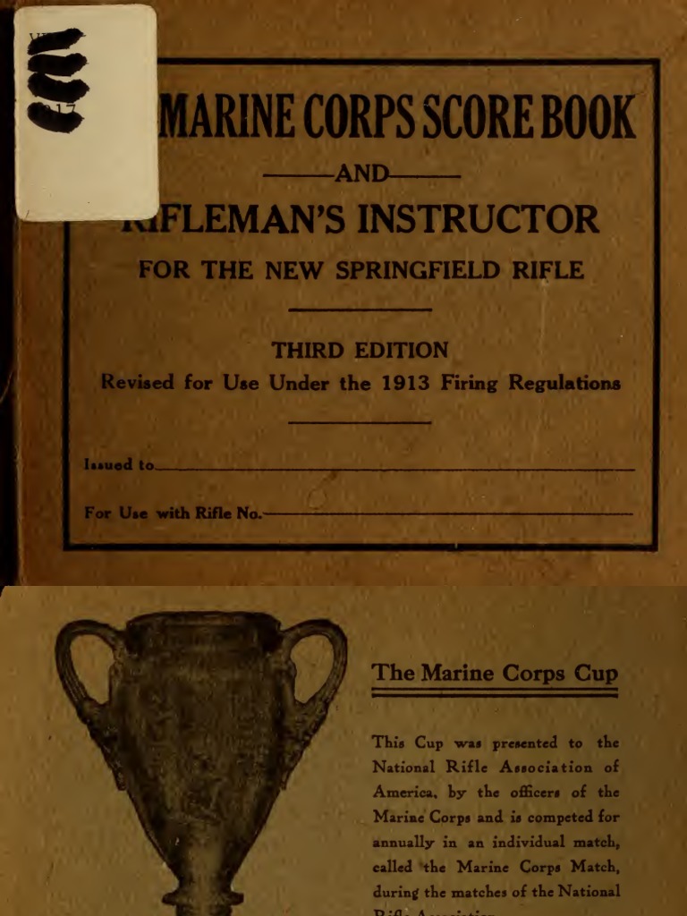 Rifle Score Book (1917) | PDF | Marksman | Rifle