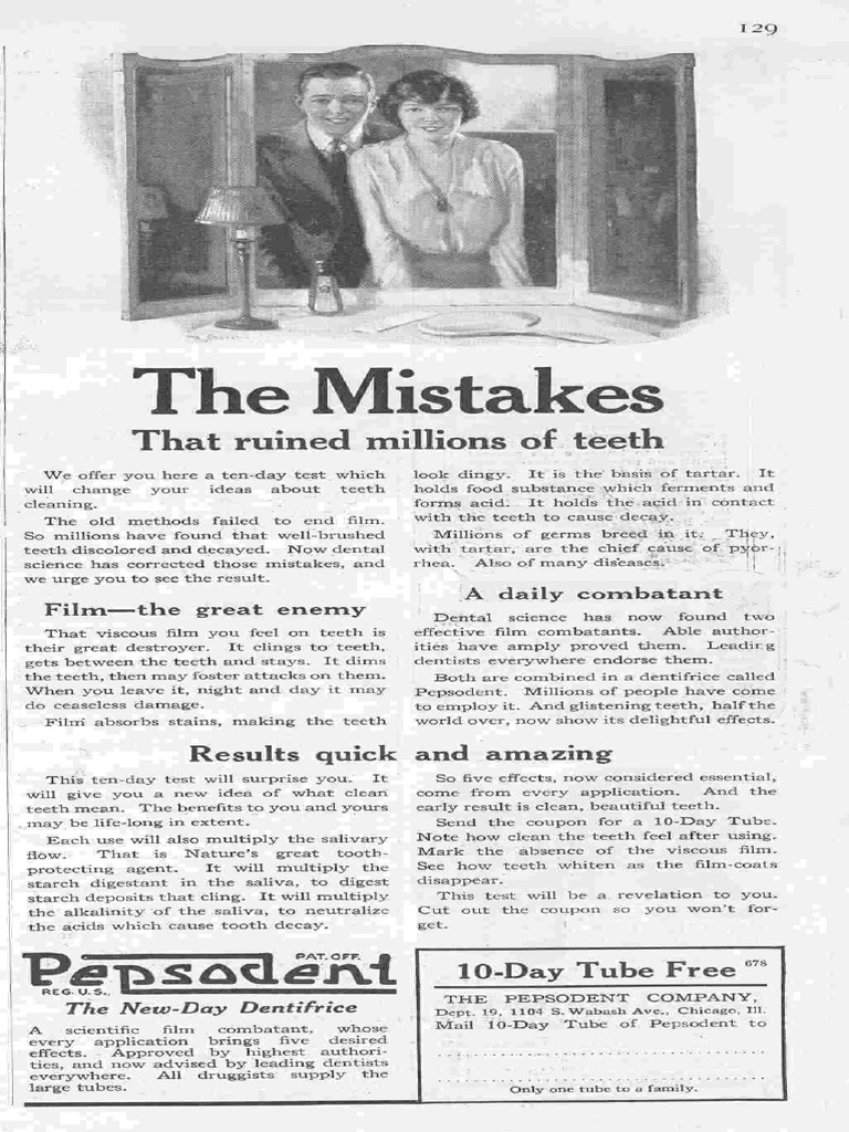 Claude Hopkins - Pepsodent #6 PDF | PDF