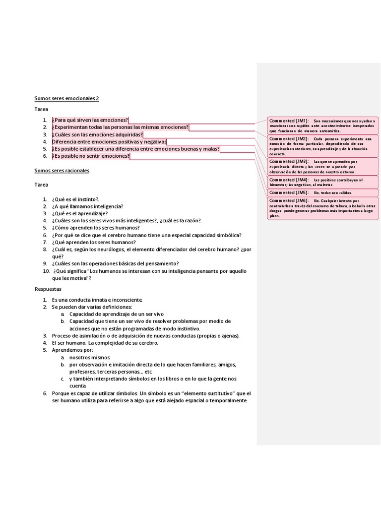La Persona Como Ser Racional, Afectivo y Social | PDF | Las emociones ...