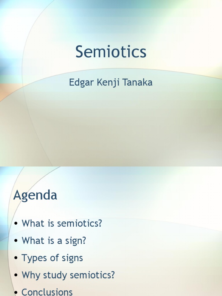 An Introduction to Semiotics: The Study of Signs and Sign Systems | PDF ...