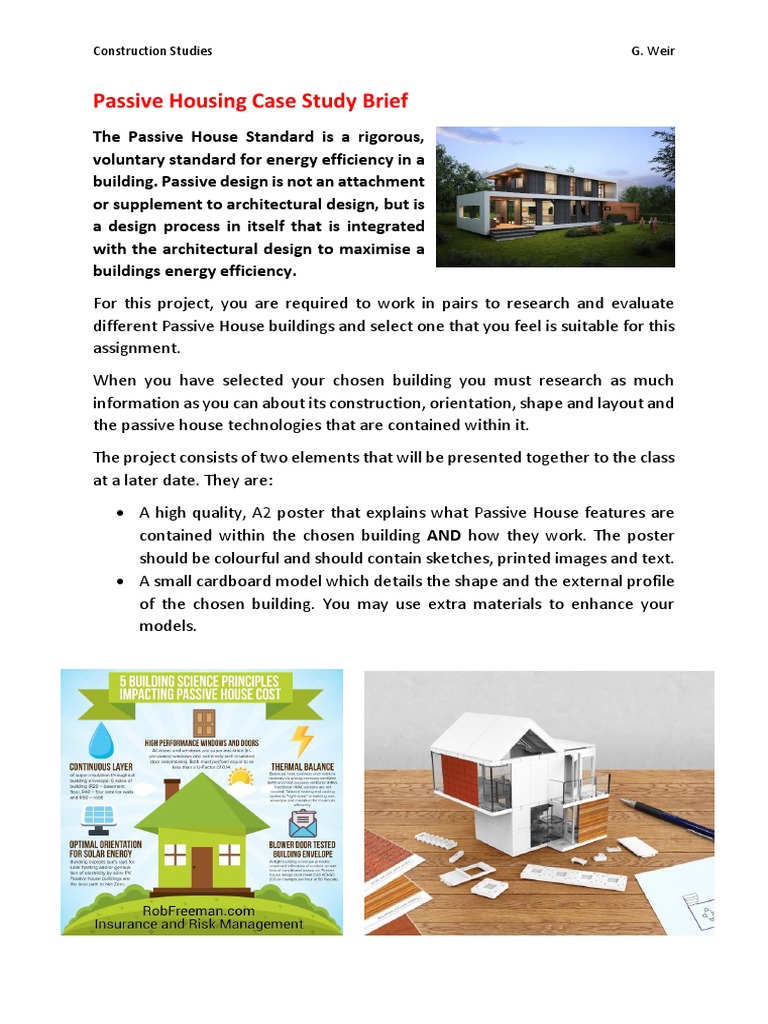 Passive House Case Study Brief | PDF