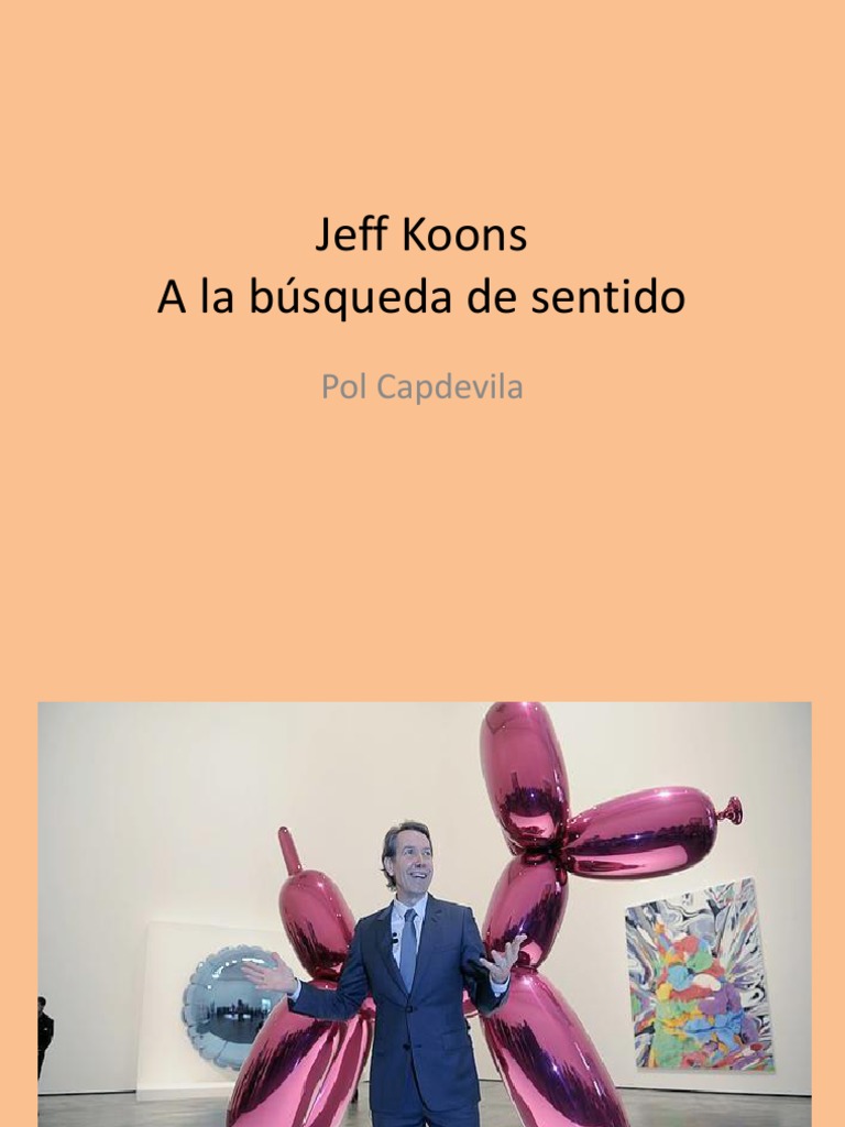 Conferència Sobre Jeff Koons | PDF | Social Science | Philosophy