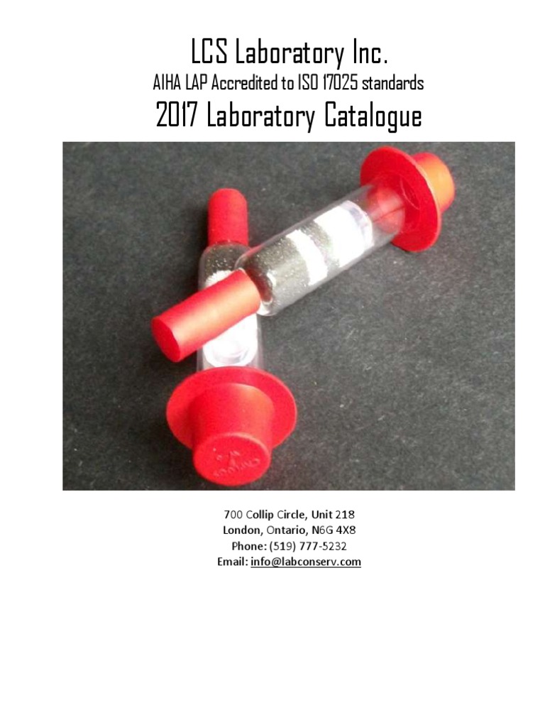 LCS Laboratory Price List 2017-09-10 | PDF | Ethanol | Acetic Acid