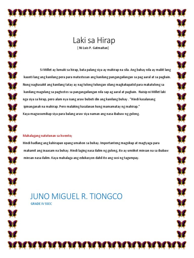 Laki Sa Hirap | PDF