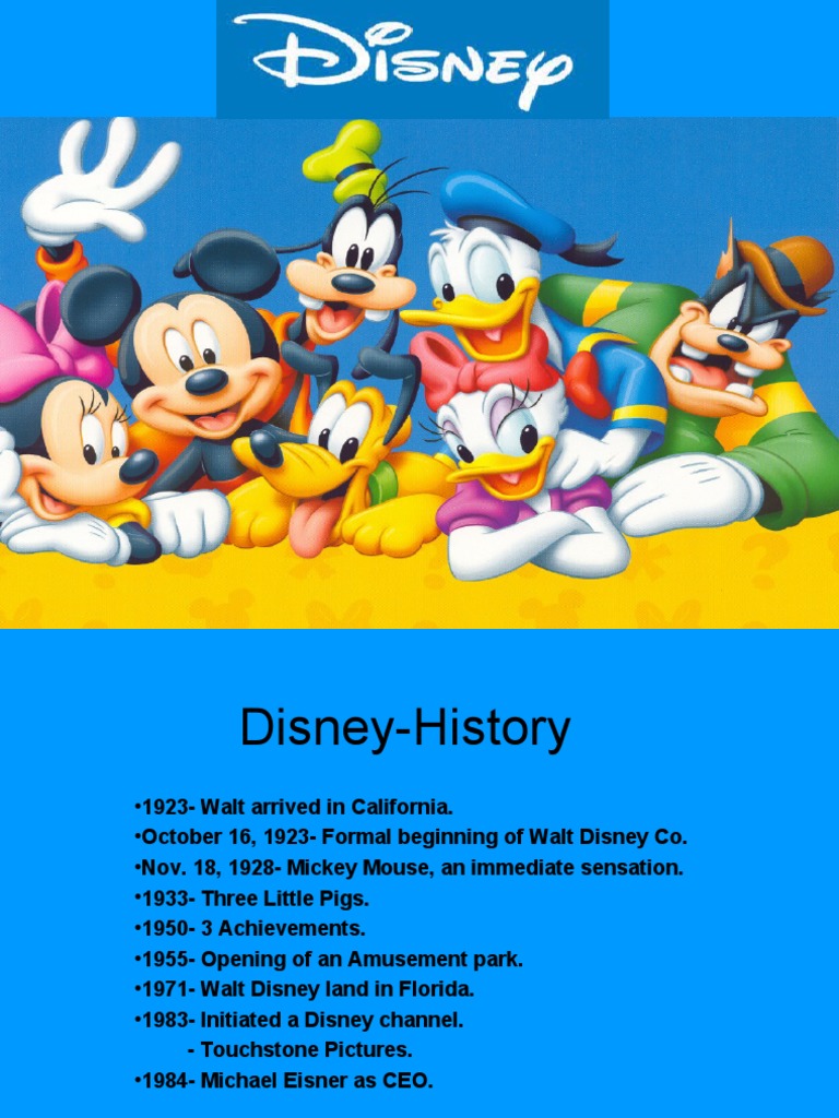 Disney History | PDF | Lifestyle