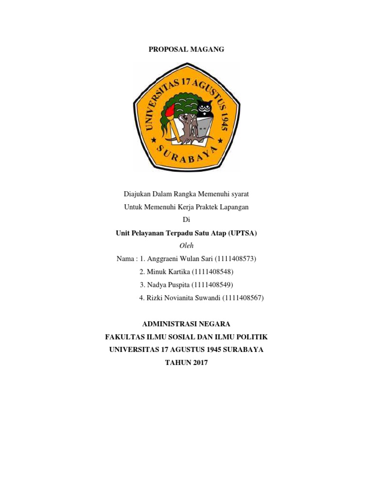 Proposal Magang | PDF