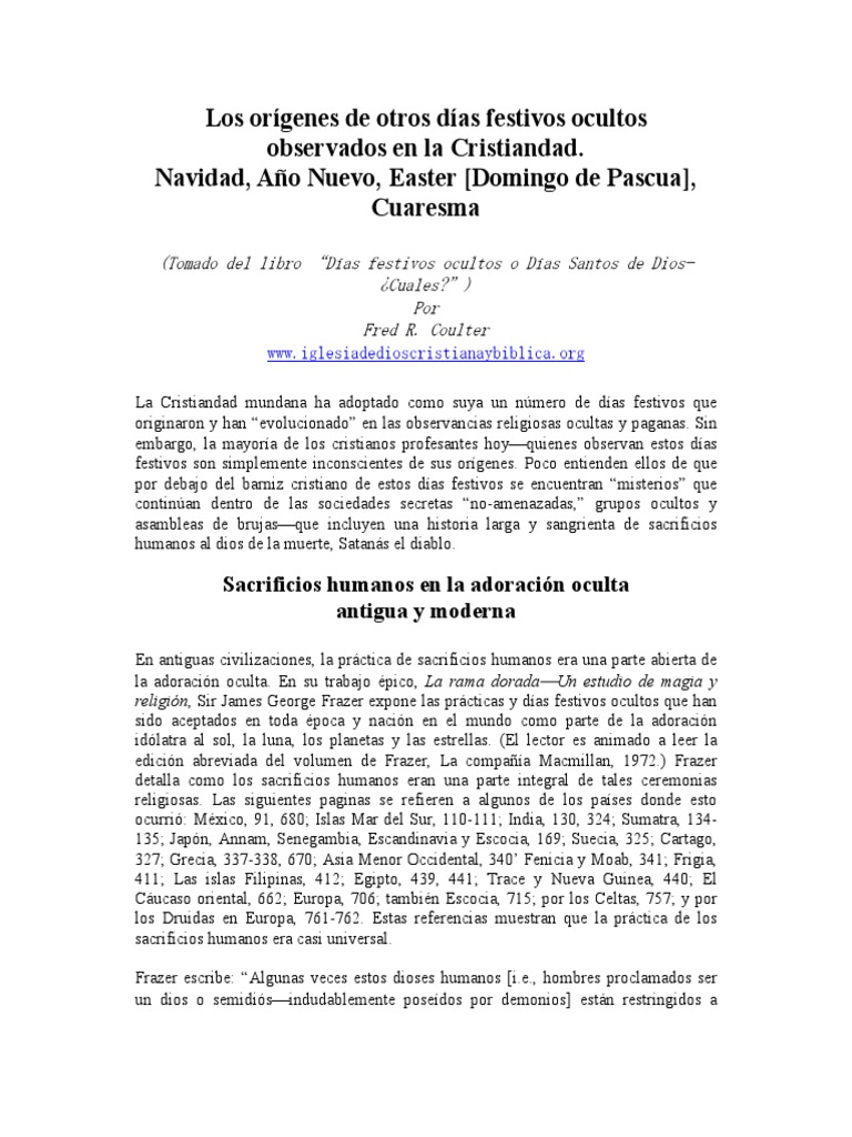 Dias Festivos Ocultos | PDF | Navidad | Circuncisión