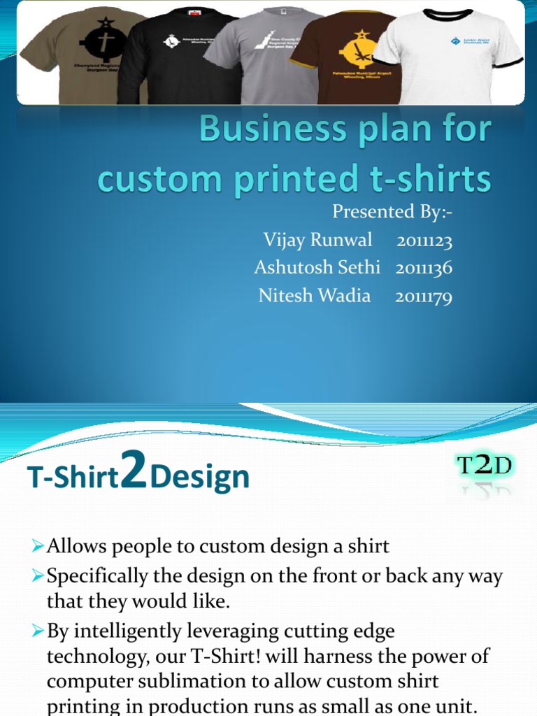 Business Plan For T-SHIRT | PDF | T Shirt | Websites