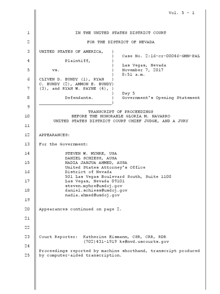 Transcript of Prosecution Opening Statement Nov. 14, 2017 | PDF ...