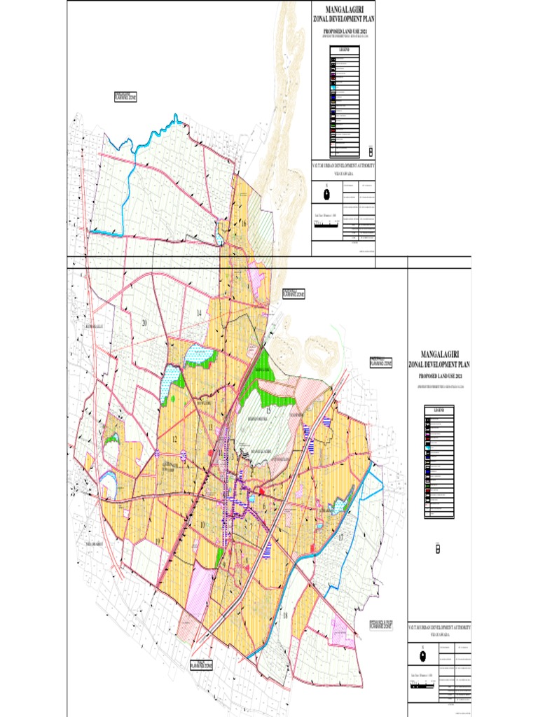 Mangalagiri Proposed Landuse Map PDF | PDF | Nature