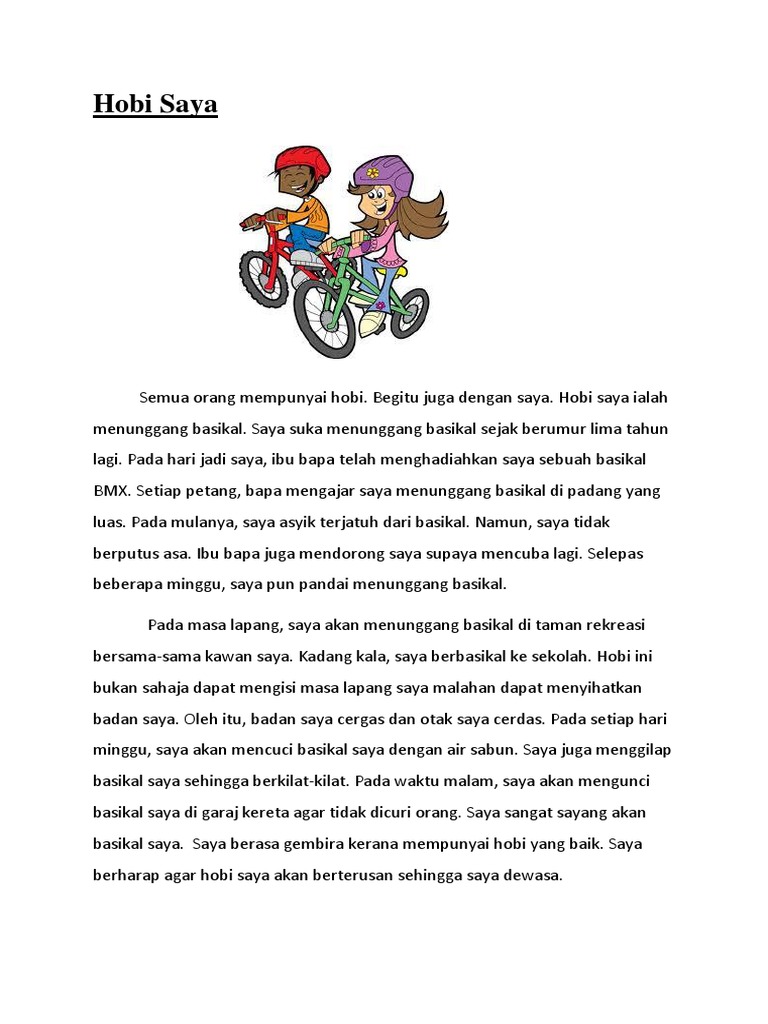 Hobi Saya | PDF