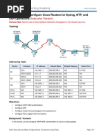 6.7.12 Packet Tracer - Configure Cisco Devices For Syslog, NTP, and SSH Operations - ILM | PDF ...