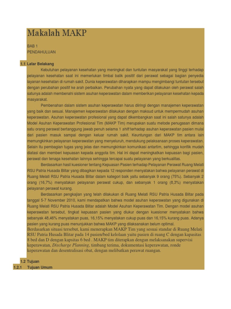 Makalah MAKP | PDF