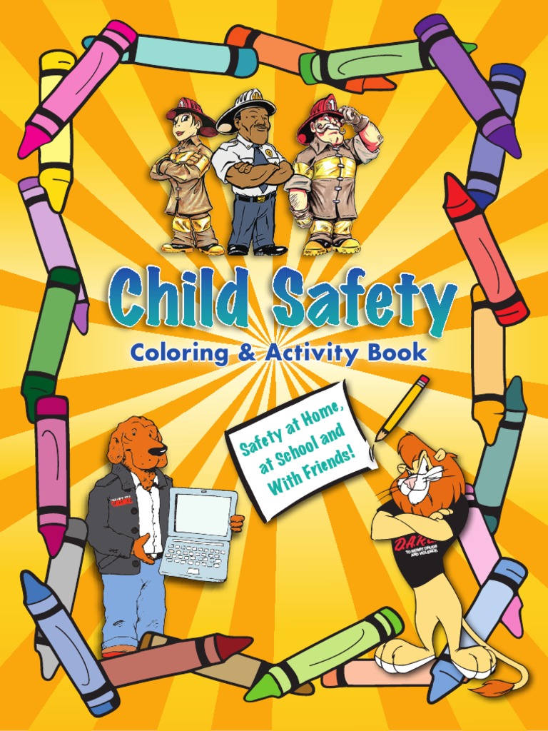 Child Safety Coloring Book-Color | PDF | Vandalism | Cyberbullying