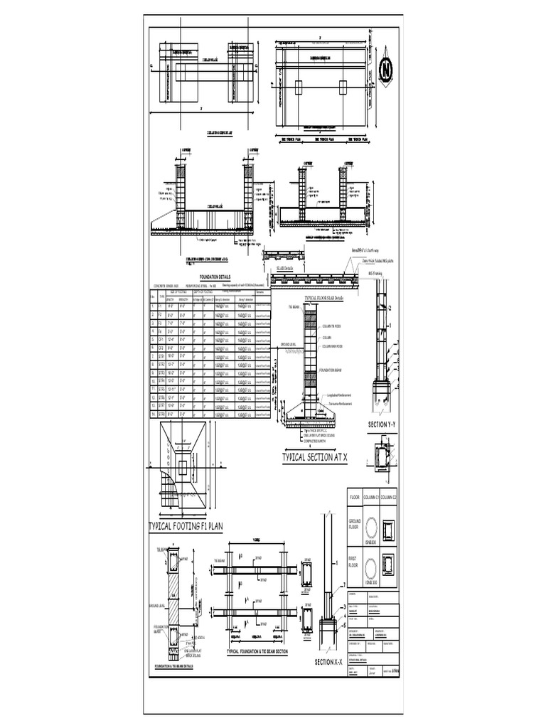 Structural Details | PDF | Beam (Structure) | Foundation (Engineering)