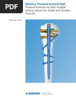 T2 Proximal Humeral Nailing System - Stryker | PDF | Screw | Orthopedic ...