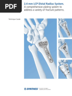 Medartis APTUS Distal Radius Guide | PDF | Drill | Limbs (Anatomy)