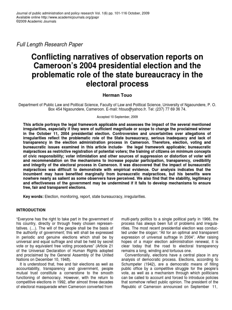 Presidential Election | PDF | United States Presidential Election ...