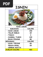 Jadual Menu RMT 2023:2024 | PDF