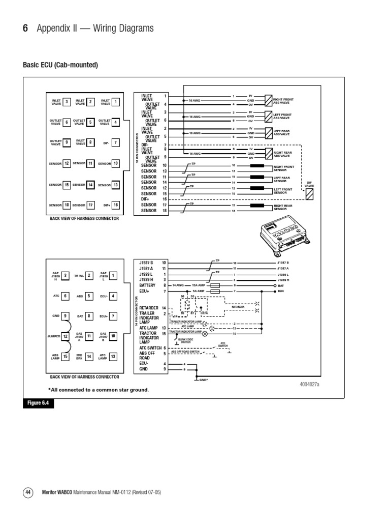 Wabco e Basic Ecu Diagrama | PDF | Anti Lock Braking System | Vehicle ...