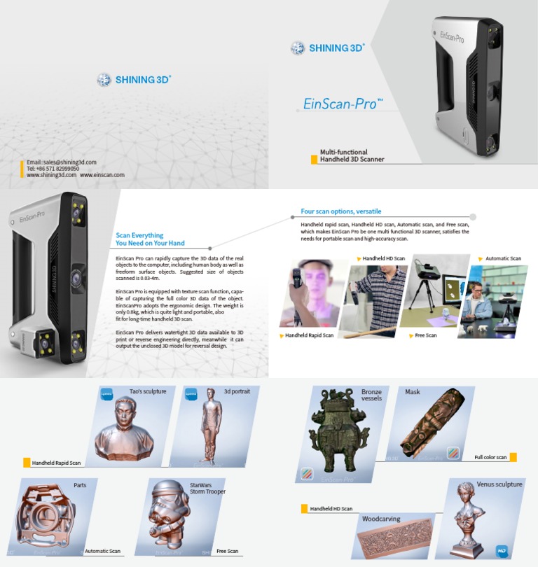 Multi-Functional Handheld 3D Scanner | PDF | Image Scanner | 3 D Modeling