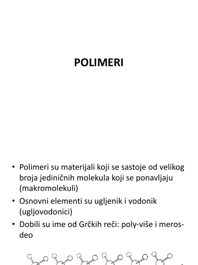 POLIMERI | PDF
