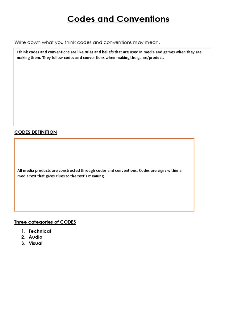 Understanding Media Codes and Conventions | PDF | Camera | Communication