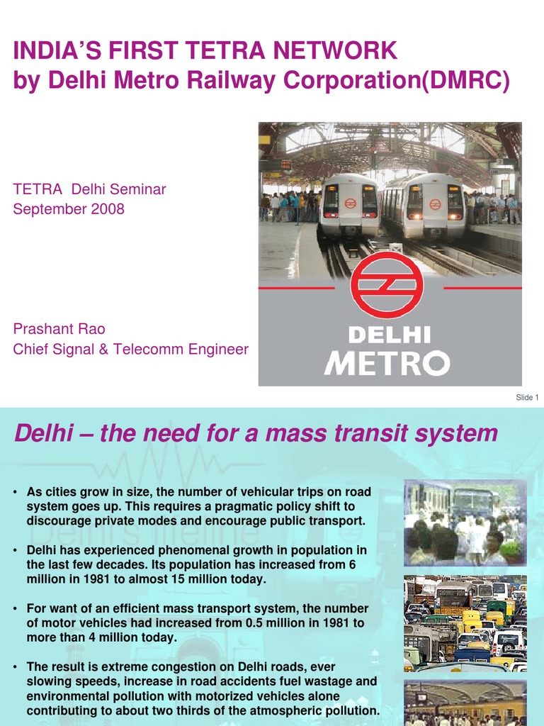 India Case Study Delhi Metro | PDF | Public Transport | Radio