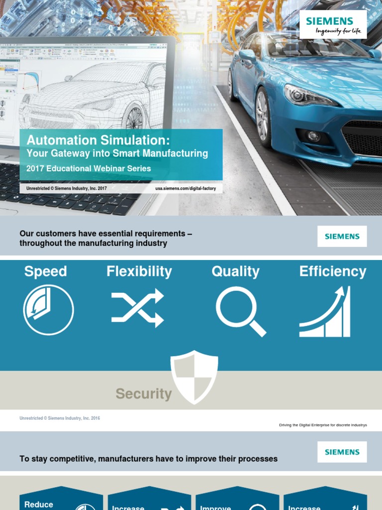 Automation Simulation:: Your Gateway Into Smart Manufacturing | PDF ...