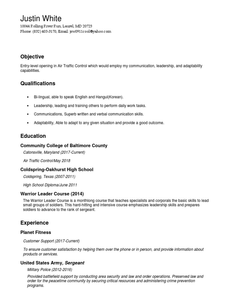 White Resume | PDF