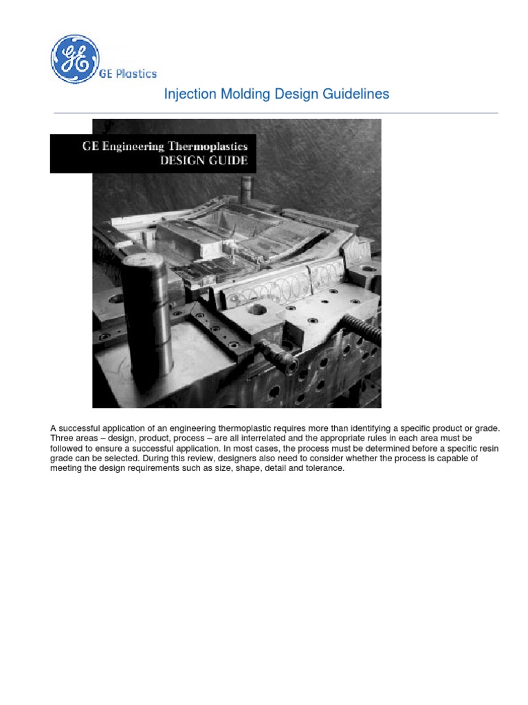 Injection Molding Design Guide | PDF