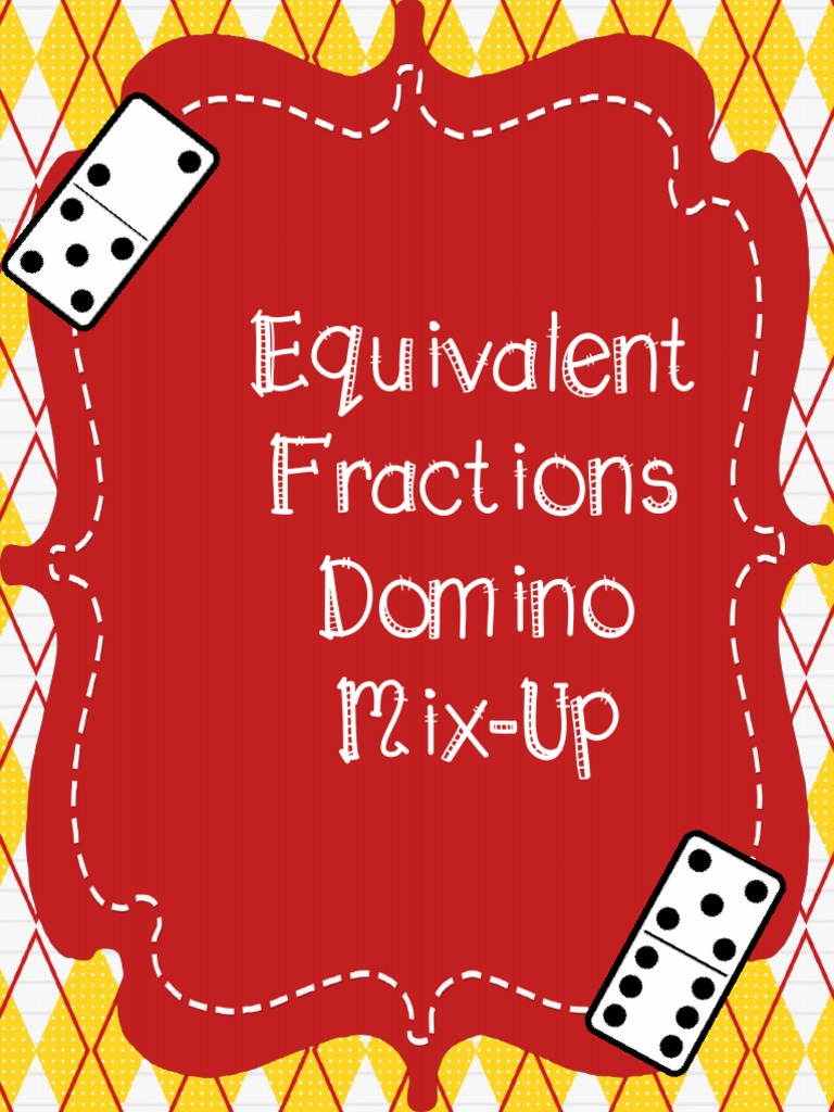 Equivalent Fraction Dominoes Freebie | PDF | Freedom Of Expression Law ...