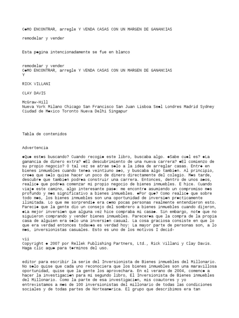 Español Rick Villani, Clay Davis, Gary Keller-FLIP - How To Find, Fix ...