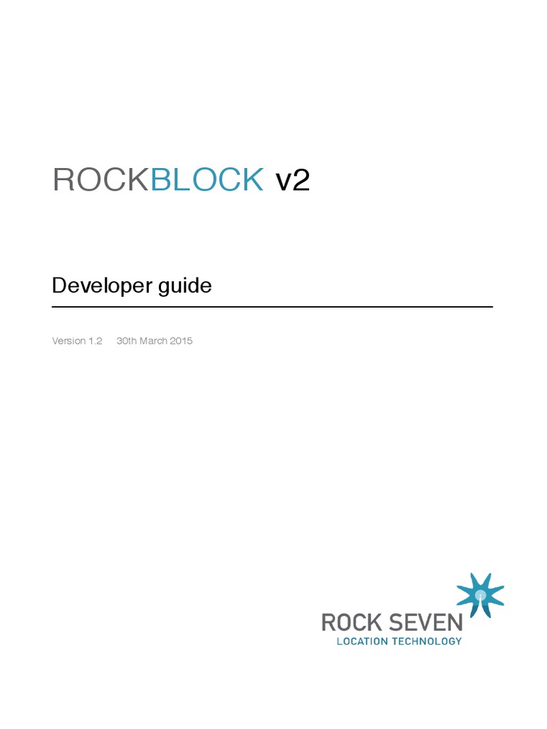 RockBLOCK Developer Guide Mk2 | PDF | Usb | Power Supply