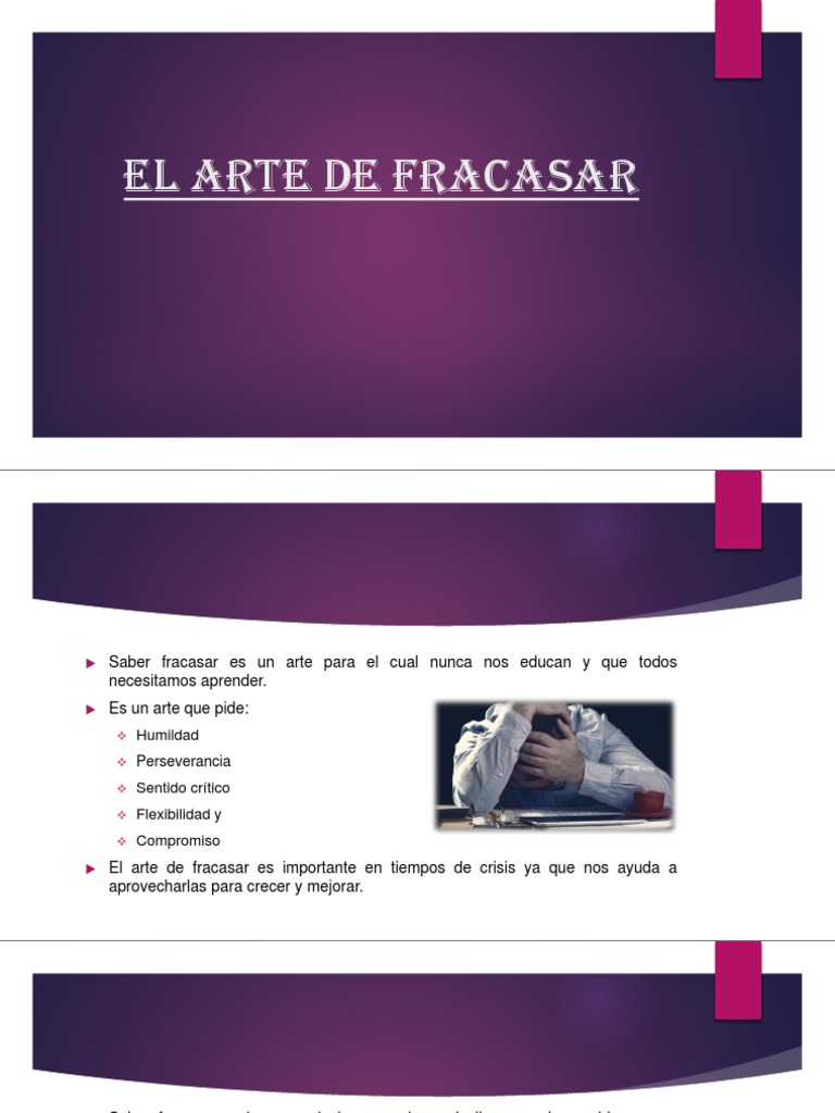El Arte de Fracasar | PDF
