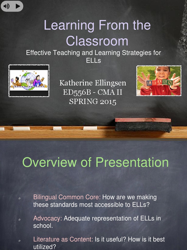 Effective Strategies for Teaching ELLs | PDF | English As A Second Or ...