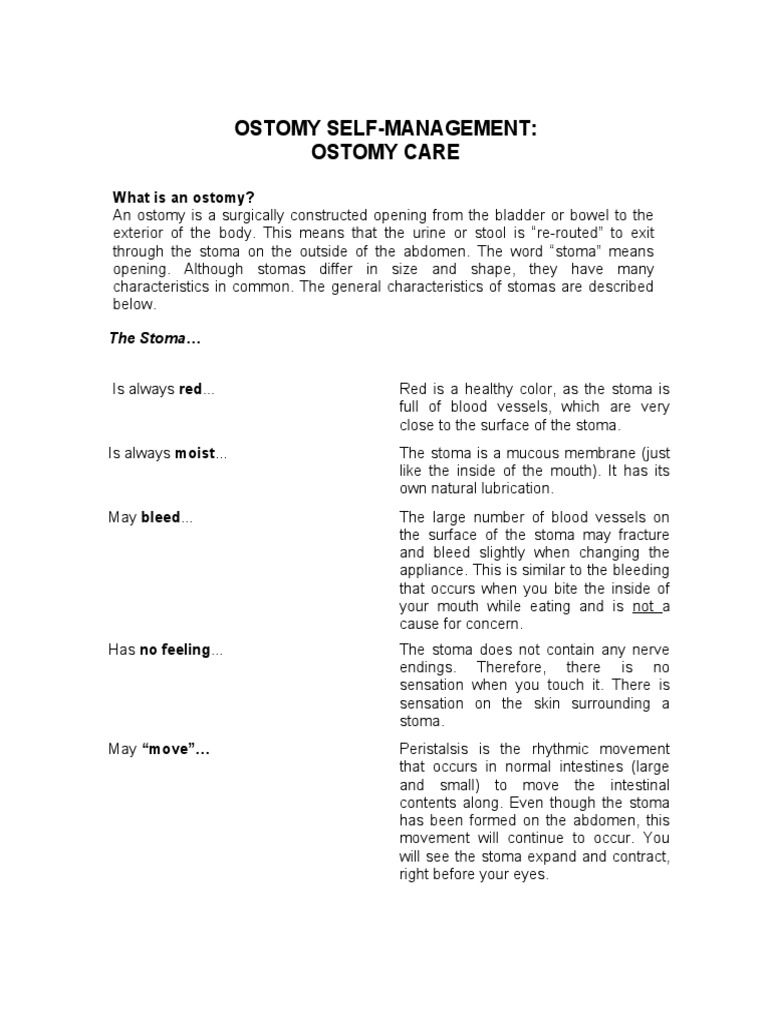 Ostomy Self-Management: Ostomy Care: What Is An Ostomy? | Download Free ...