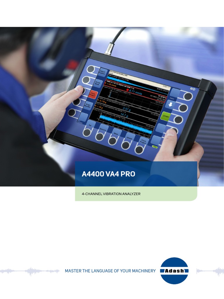 Adash A4400 VA4 Pro Data Sheet PDF | PDF | Sampling (Signal Processing ...