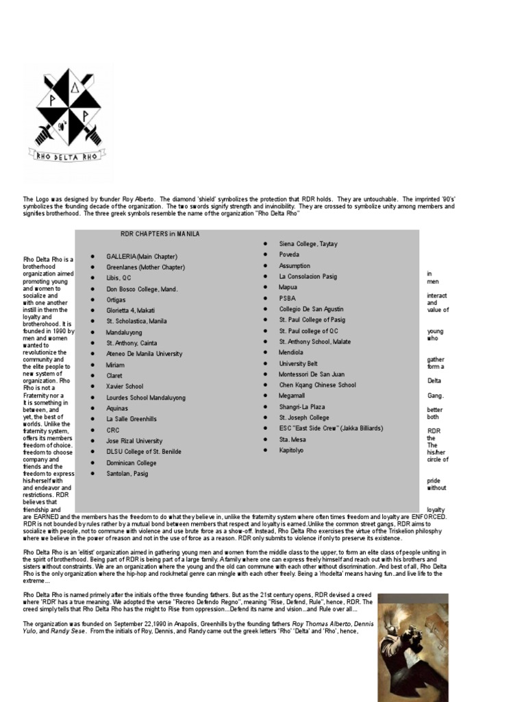 RDR Chapters in Manila | PDF | Crime Thriller