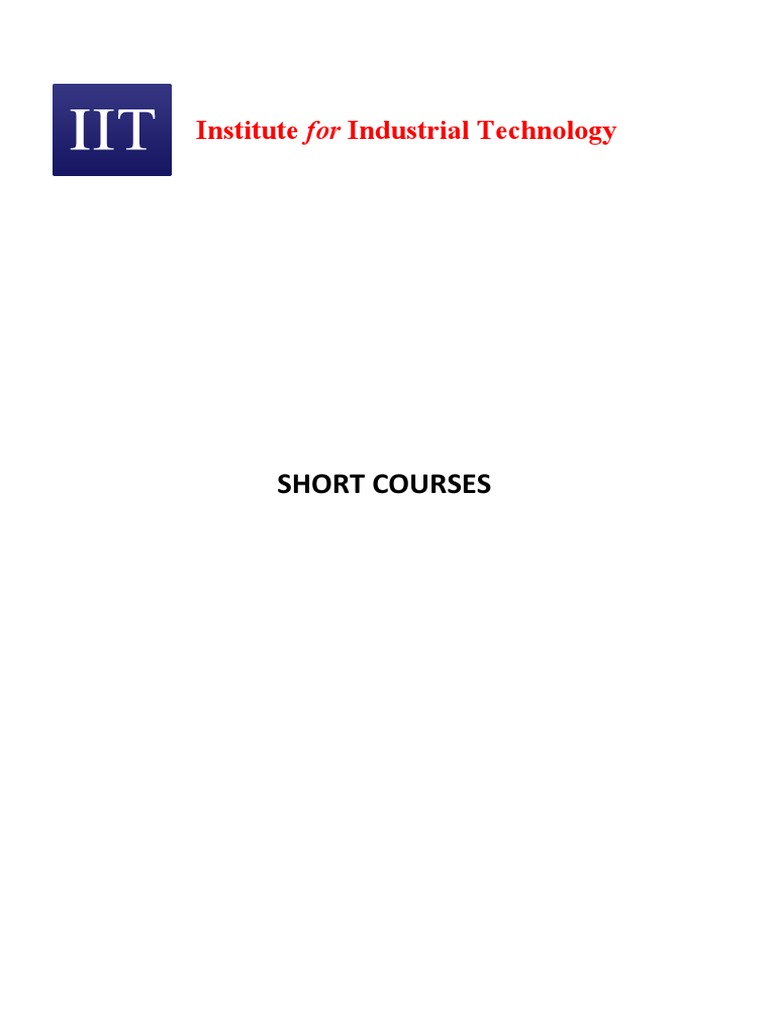 Short Courses Outline - d14b | PDF | Programmable Logic Controller ...