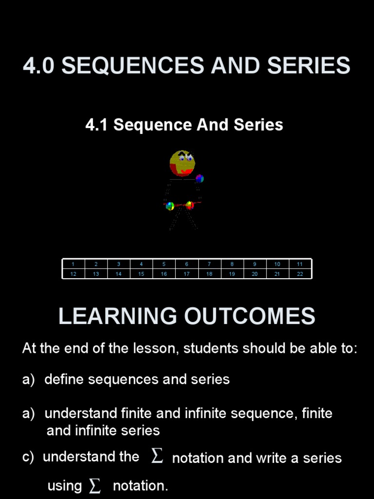 Sequence and Series | PDF | Summation | Sequence