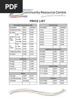 Price List | PDF