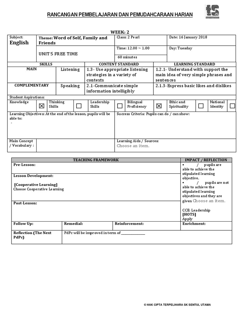 Template English Edited Y1 and Y2 | PDF | Semiotics | Pedagogy