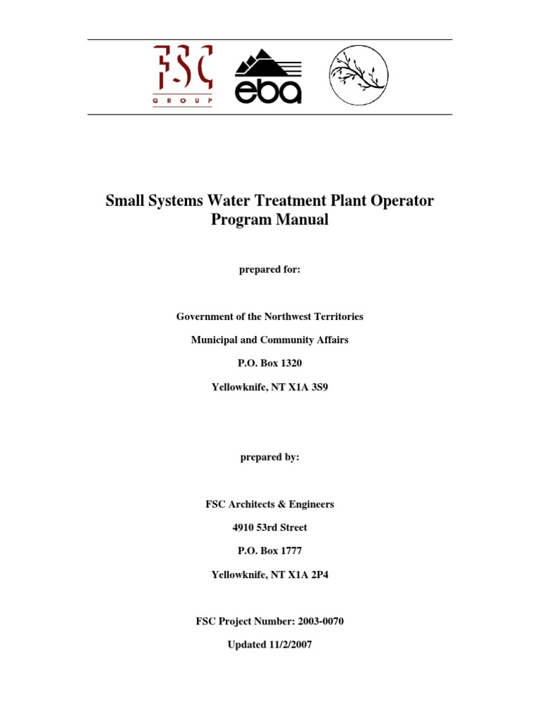 SSWT-Update by Dillon June 4 2007 | PDF | Drinking Water | Groundwater