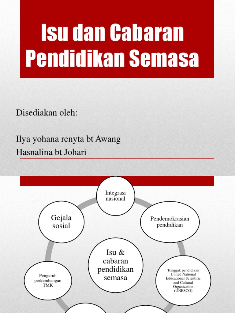 Isu Dan Cabaran Pendidikan Semasa | PDF