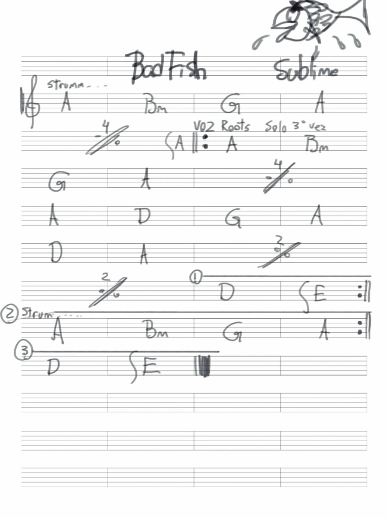 Bad Fish - Guitar | PDF