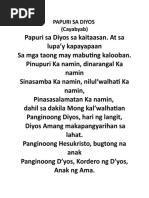 Mga Awit Sa Misa | PDF