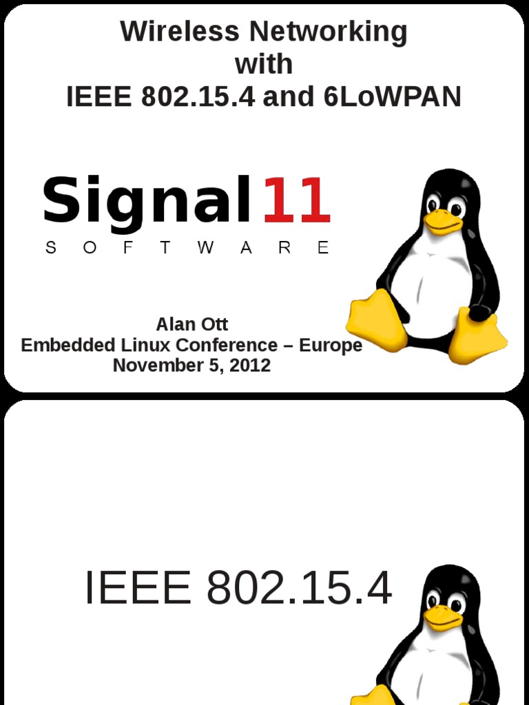 Wireless Networking With IEEE 802.15.4 and 6LoWPAN | PDF | Internet ...