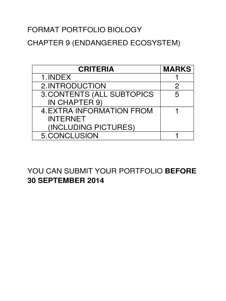 Endangered Ecosystem Portfolio Guide | PDF