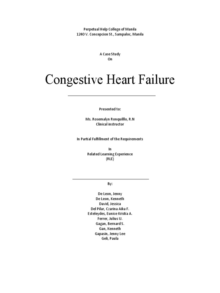 Congestive Heart Failure | PDF | Heart Failure | Heart
